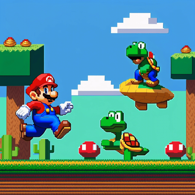 Super Mario Jump! by Stephanie B | Verix
